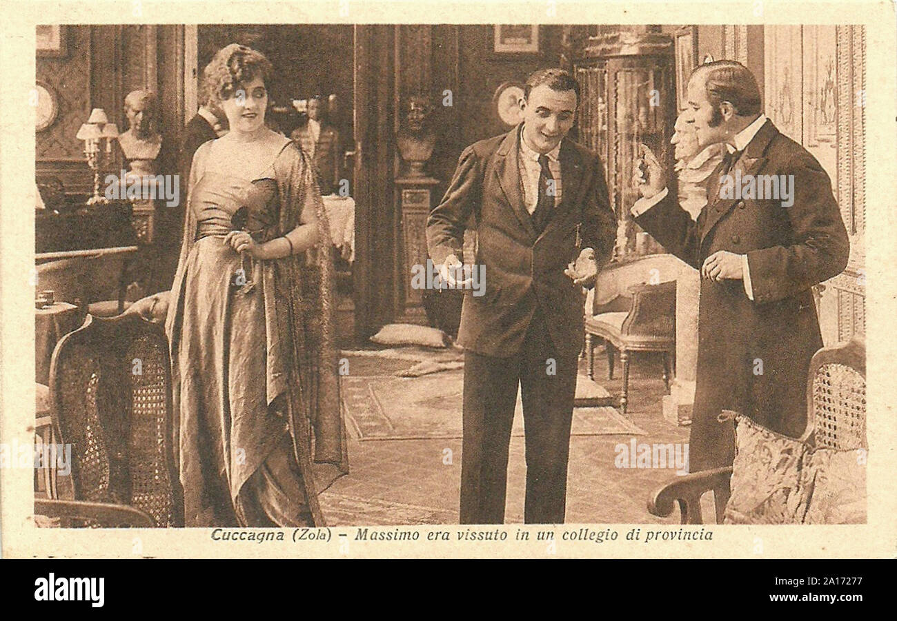 La Cuccagna - Promotional poster - Silent Movie Era Stock Photo - Alamy