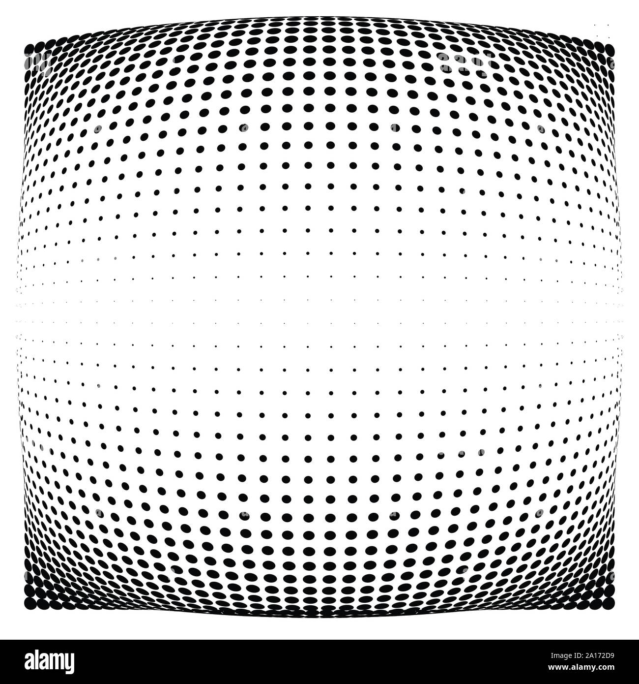 Half-tone dots. Dotted, circles pattern. Sphere, orb or globe ...