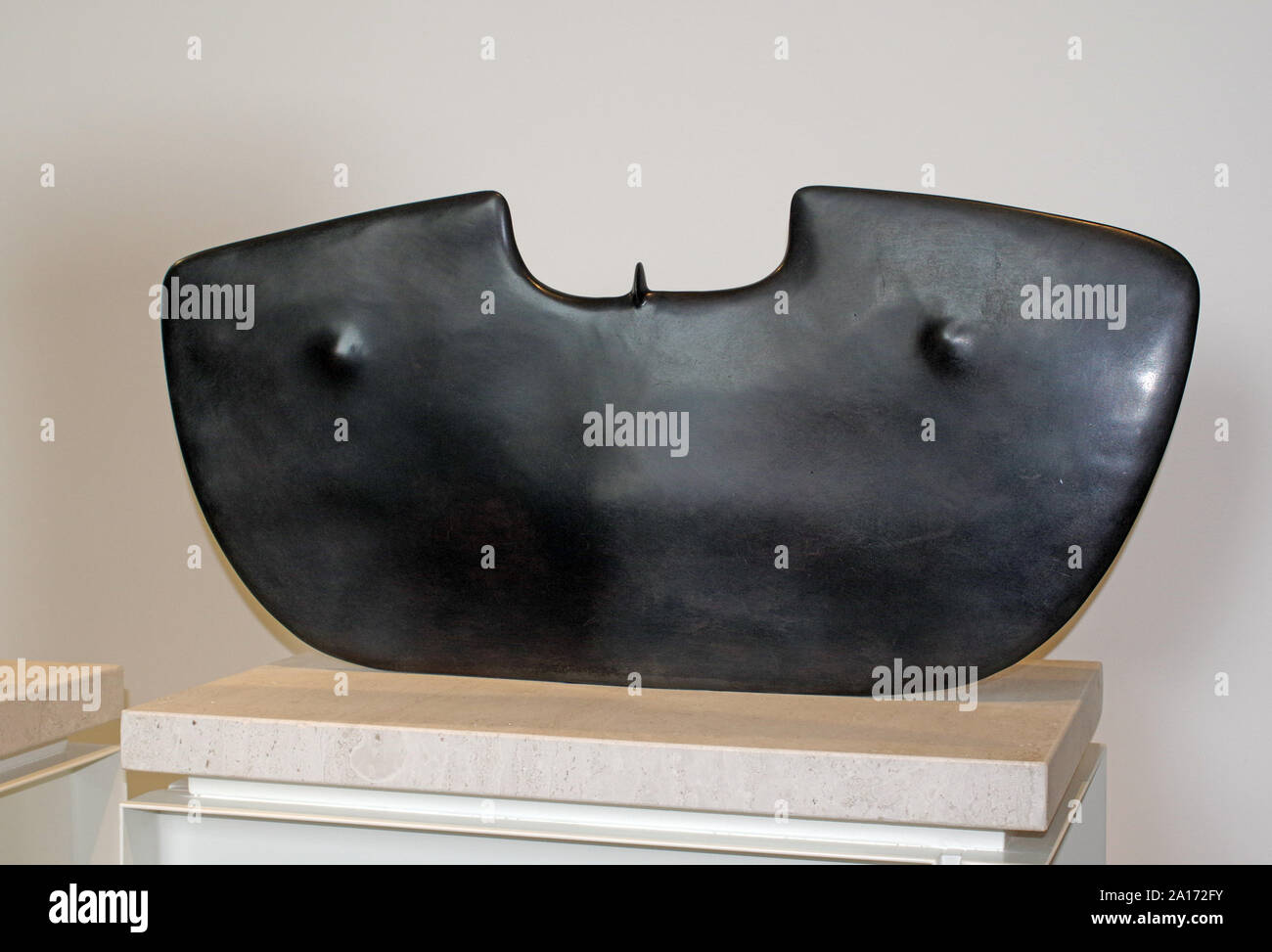 Nivola Museum in Orani, Sardinia, Italy. Contains paintings and ...