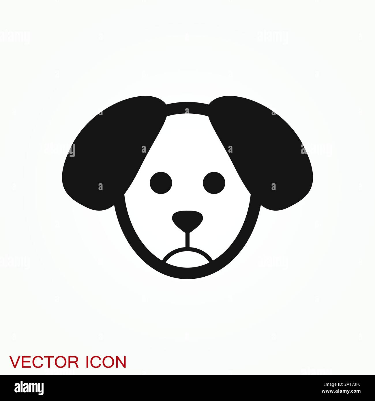 Dog icon. Vector element for your design Stock Vector Image & Art - Alamy