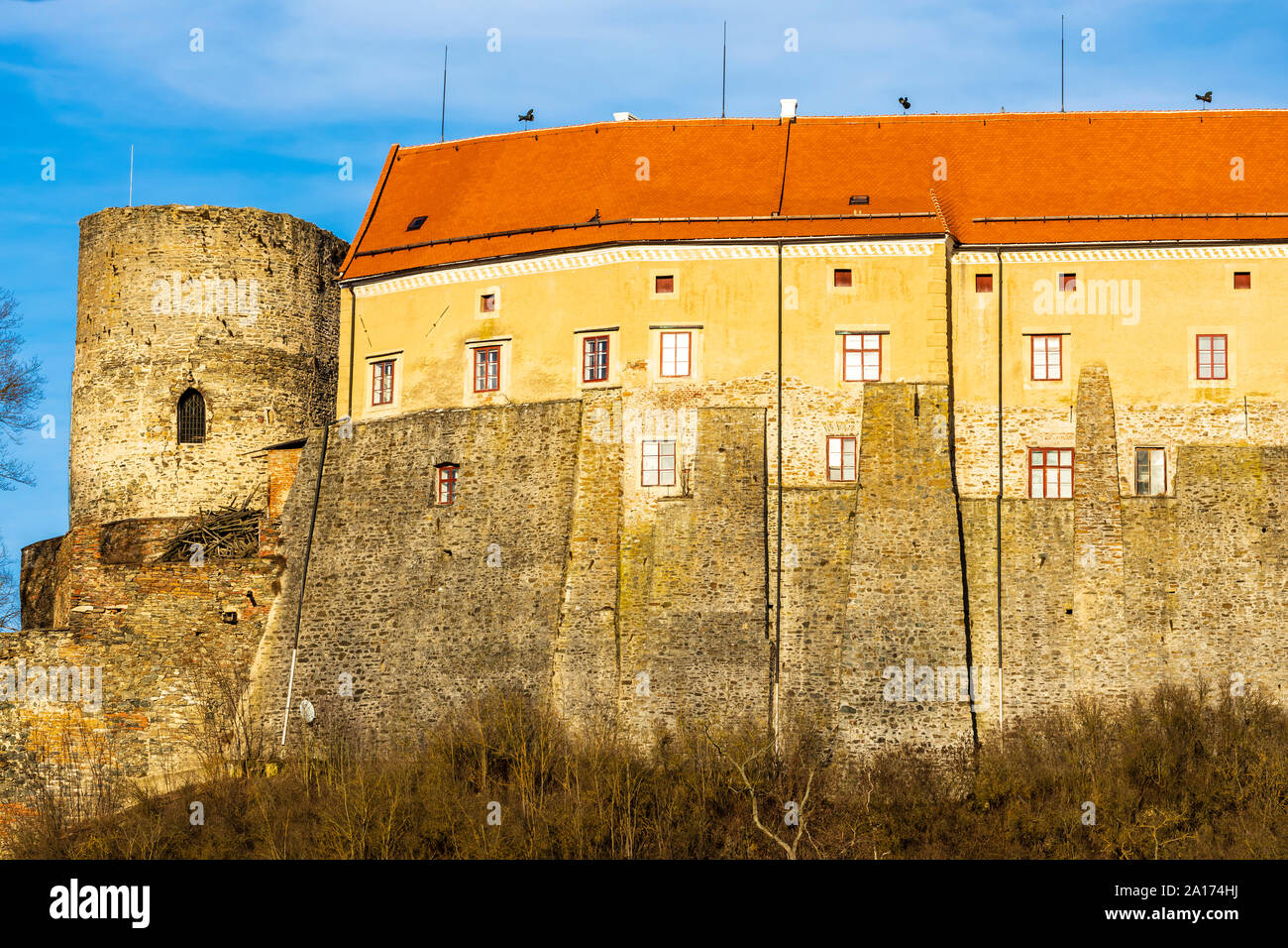Bitov castle in Czech Republic Stock Photo - Alamy