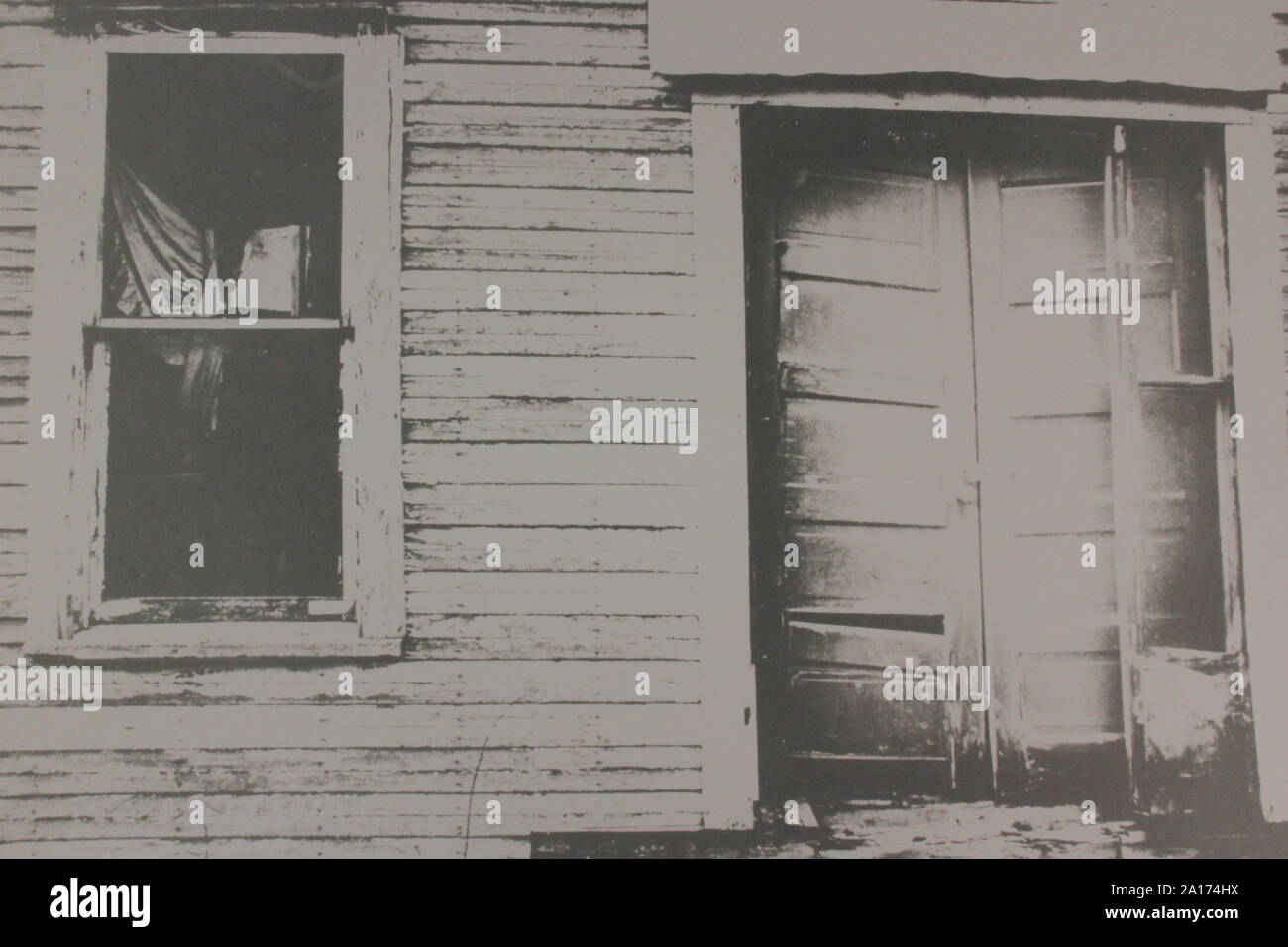 Fine black and white art photography from the 1970s of a neglected ...