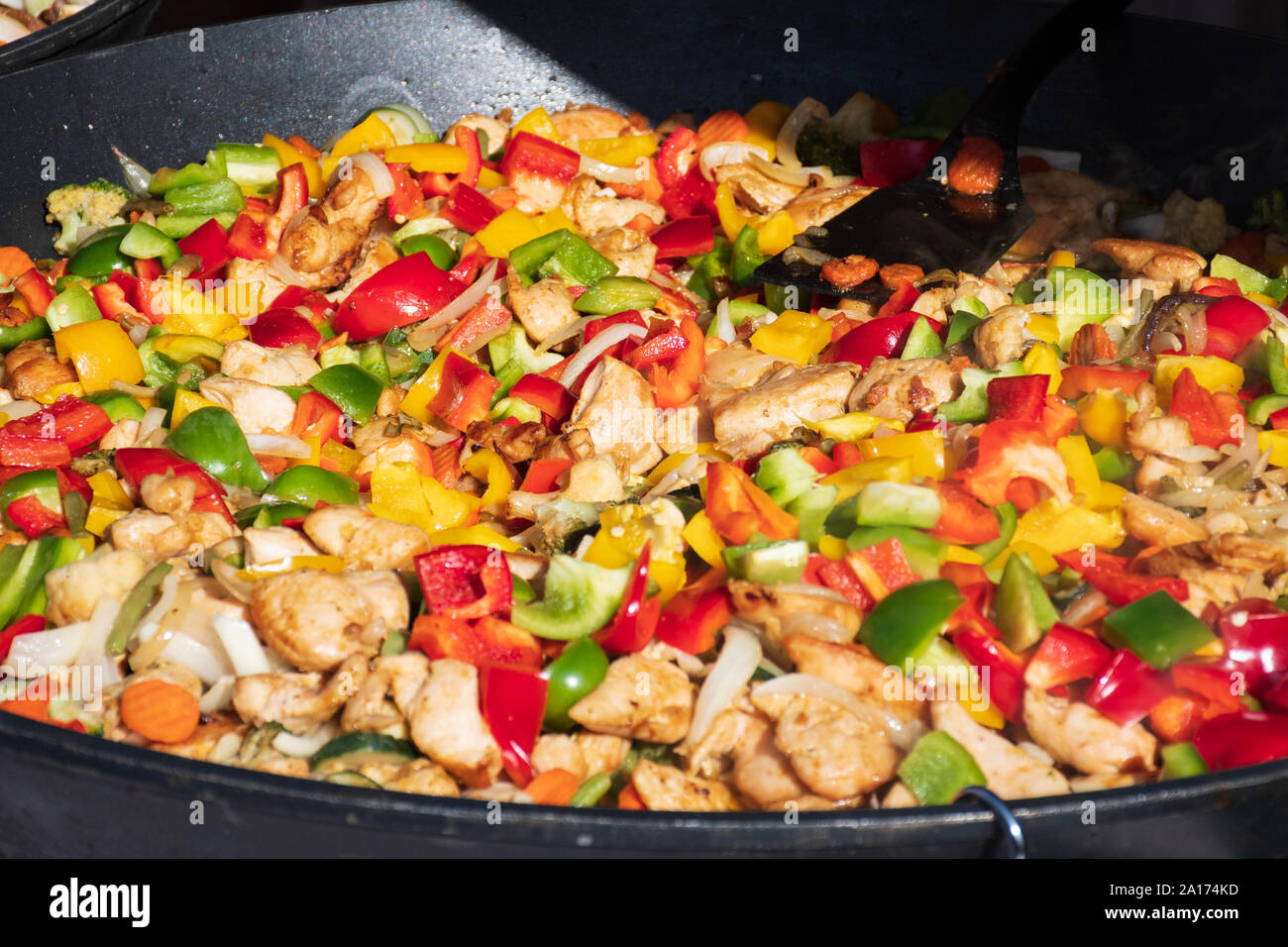 Food festival vegetables meat hi-res stock photography and images - Alamy