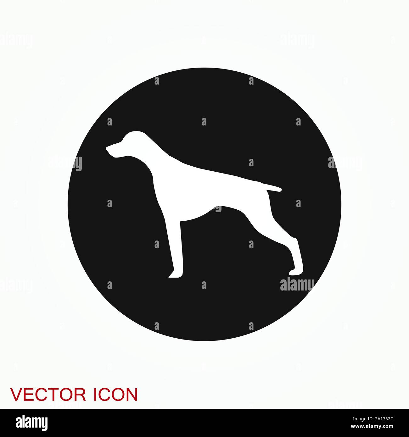 Dog icon. Vector element for your design Stock Vector Image & Art - Alamy