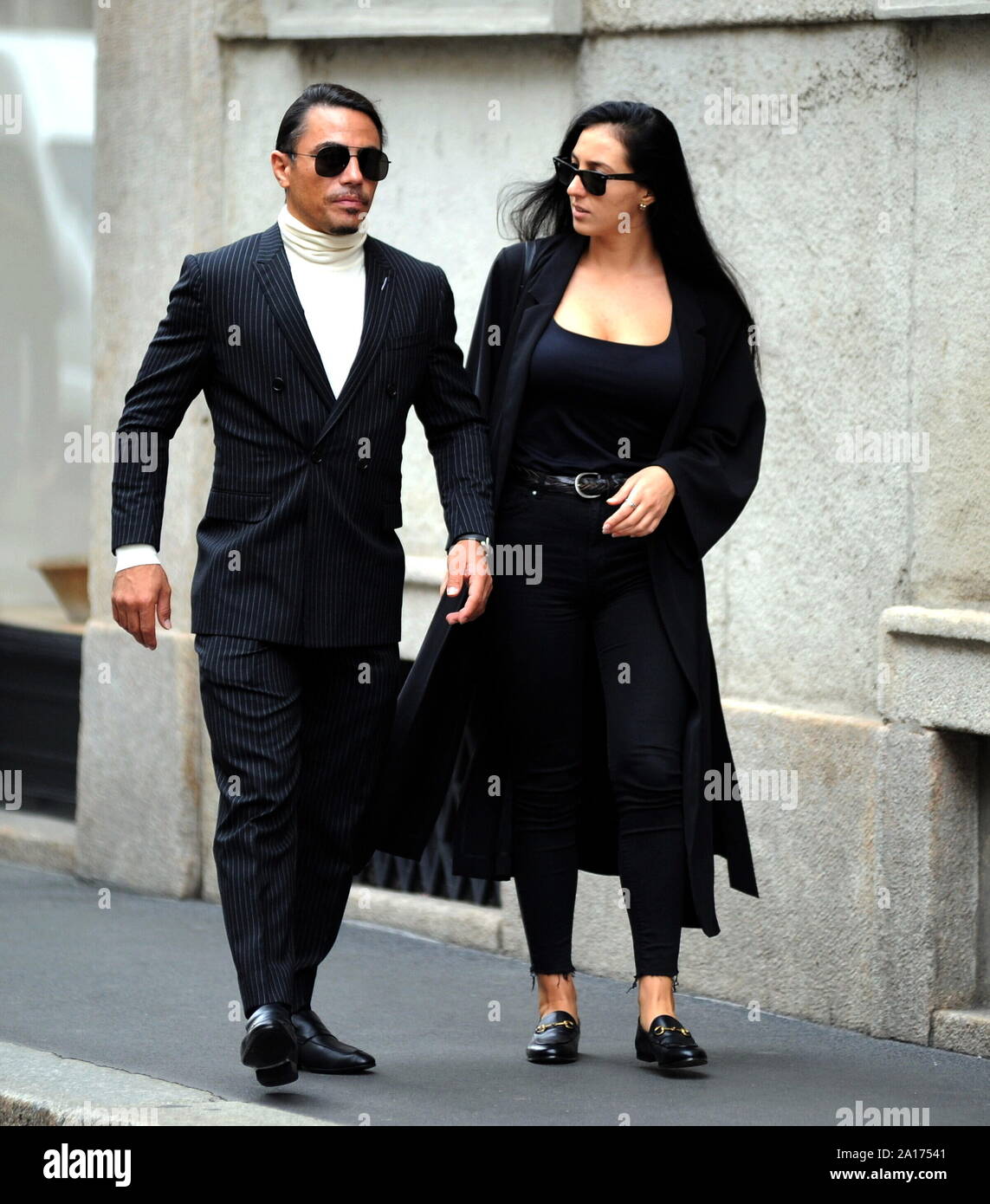 Milan, SALT BAE walking around downtown Salt Bae, the real name of NUSR ...