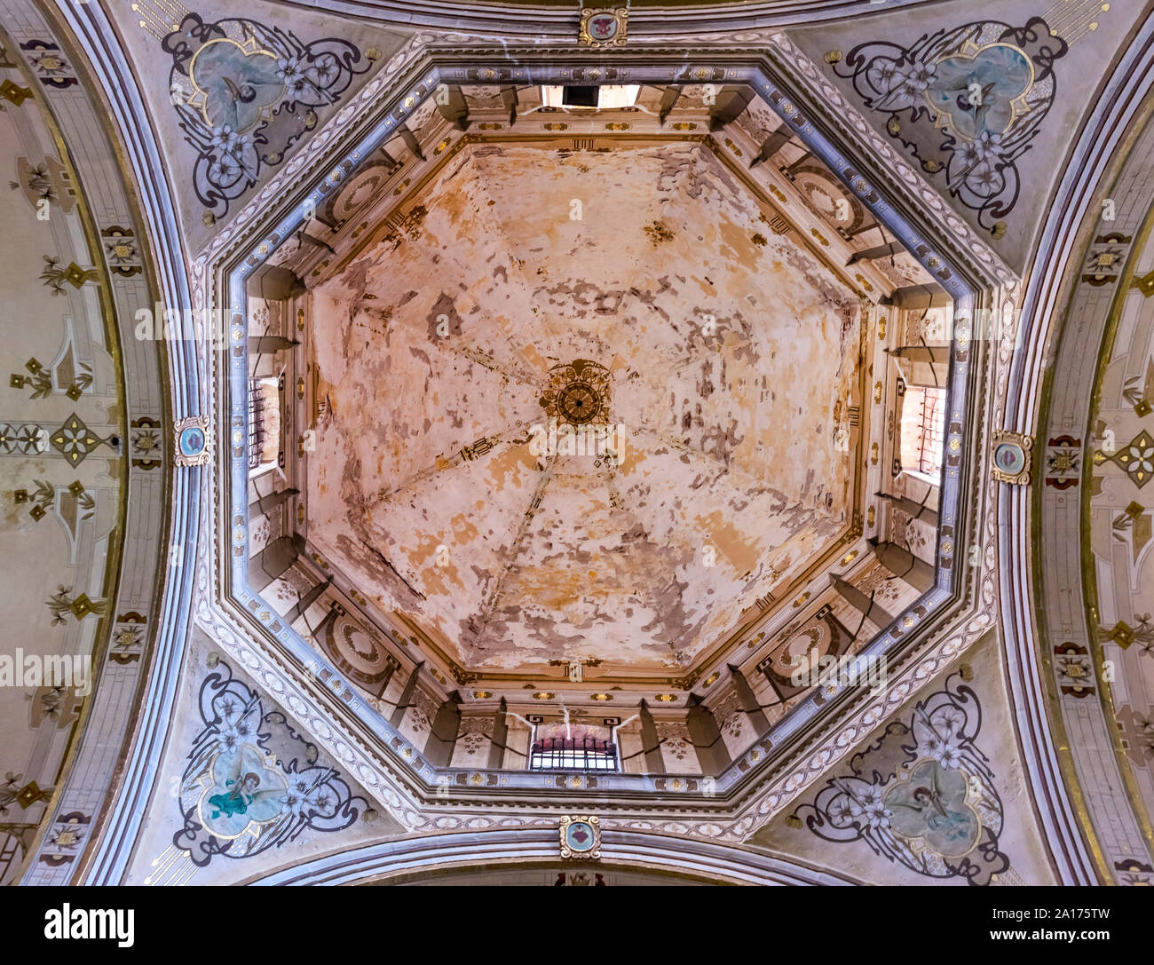 Basilica Dome San Felipe Neri Church Templo de San Felipe Neri Oaxaca ...