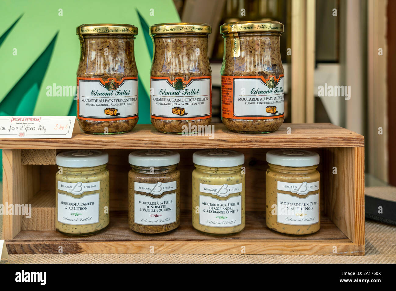Edmond Fallot mustard, Dijon, Burgundy, France Stock Photo - Alamy