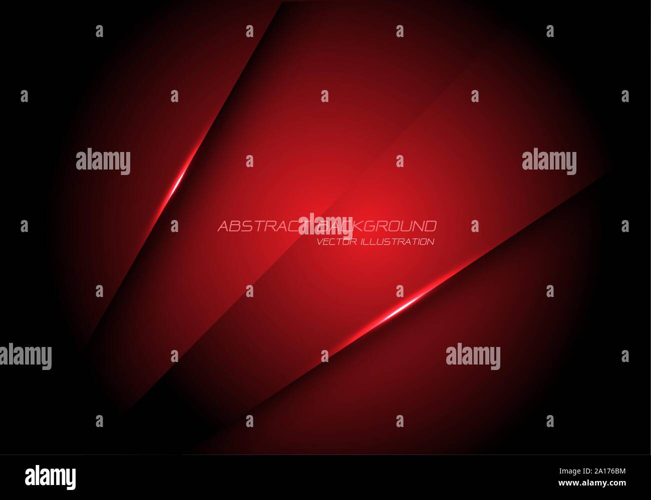 Abstract red metallic overlap design modern futuristic technology ...