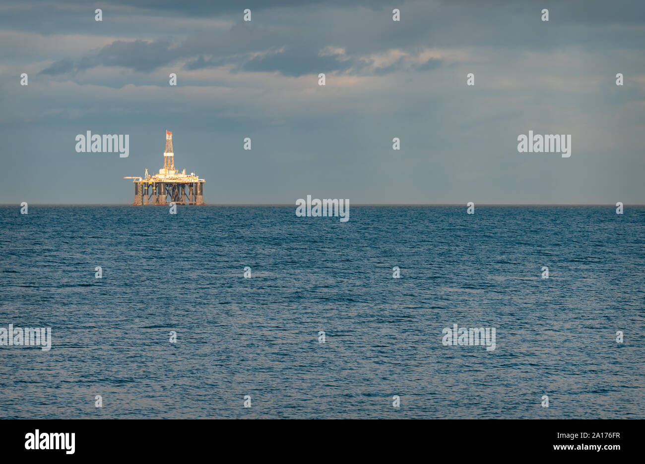 Oil or Gas Rig, Firth of Forth, Scotland Stock Photo - Alamy