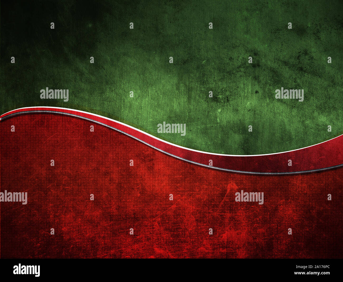 Illustration of distressed antique dark texture of red color with green ...