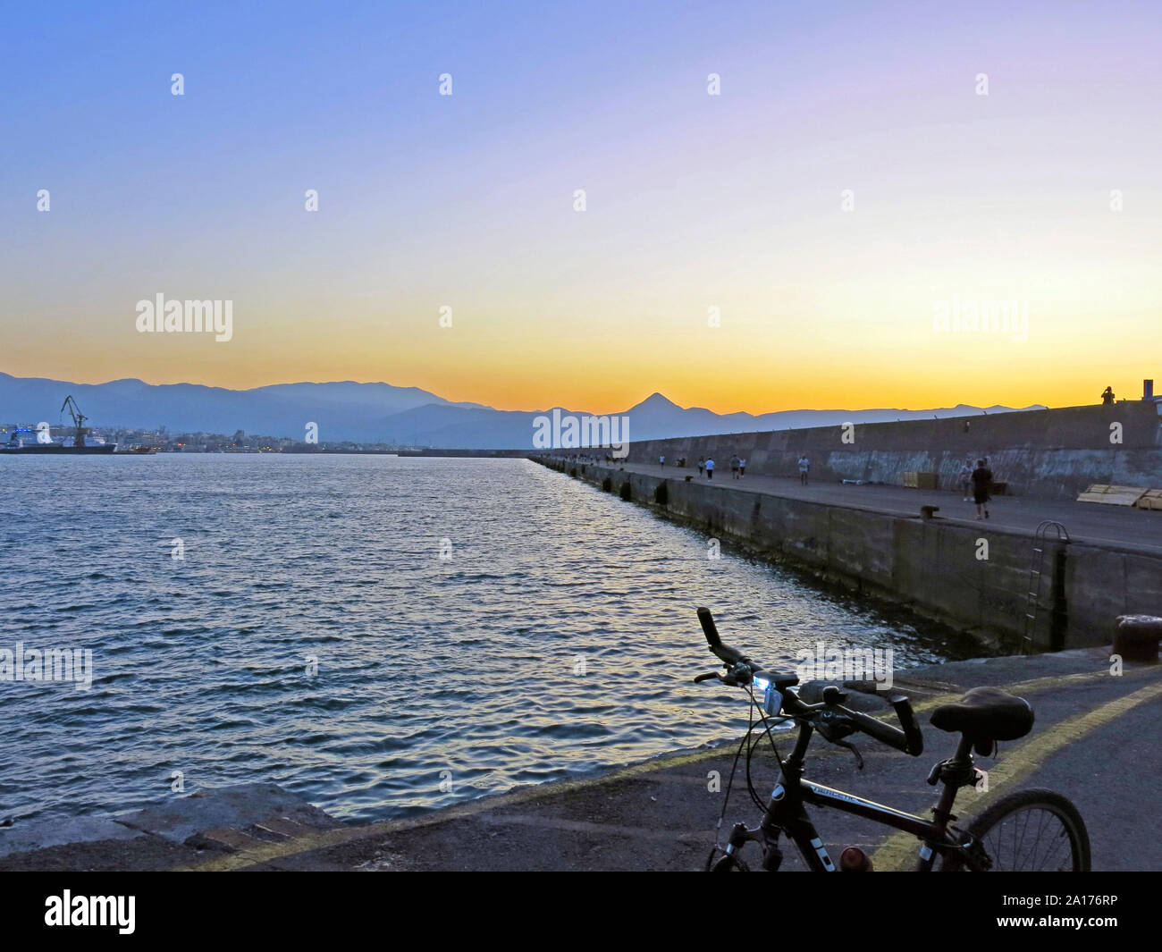 Walking sea promenade greece hi-res stock photography and images - Alamy