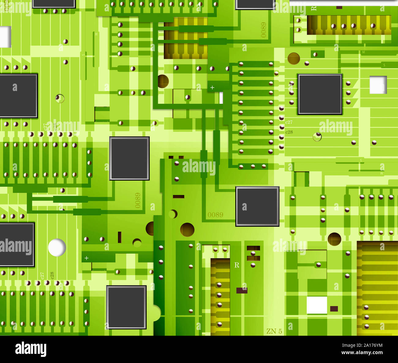 Close up of Electronic circuit board background Stock Photo - Alamy