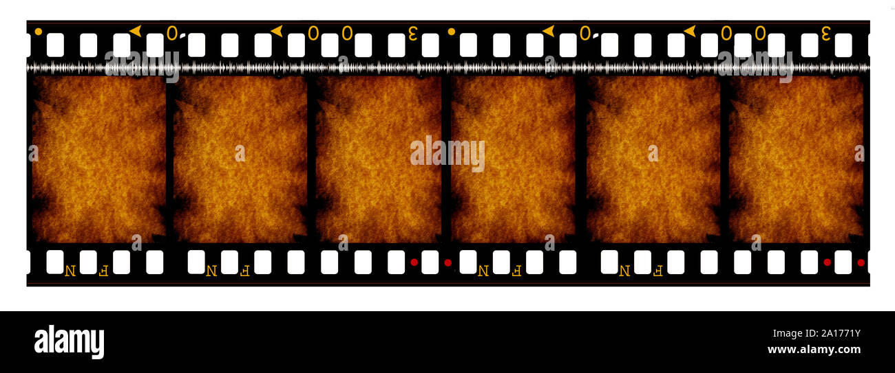 Close up of vintage movie film strips Stock Photo - Alamy