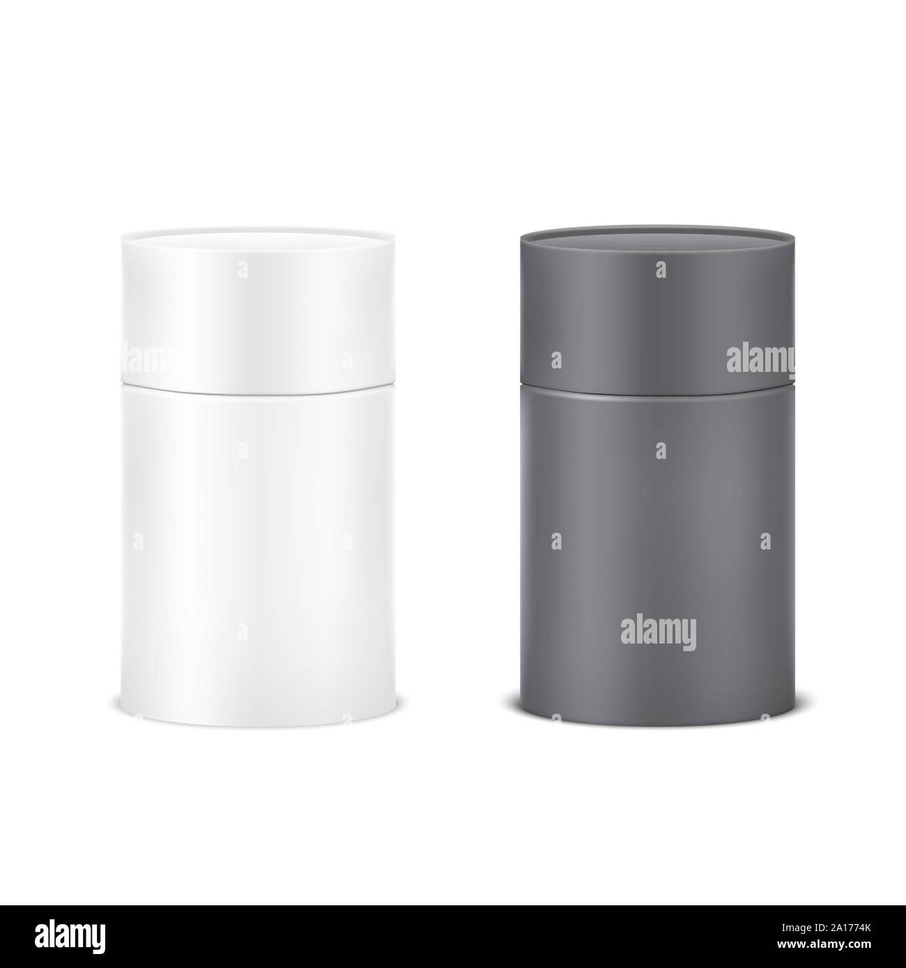 Blank black white tube Stock Vector Images - Alamy