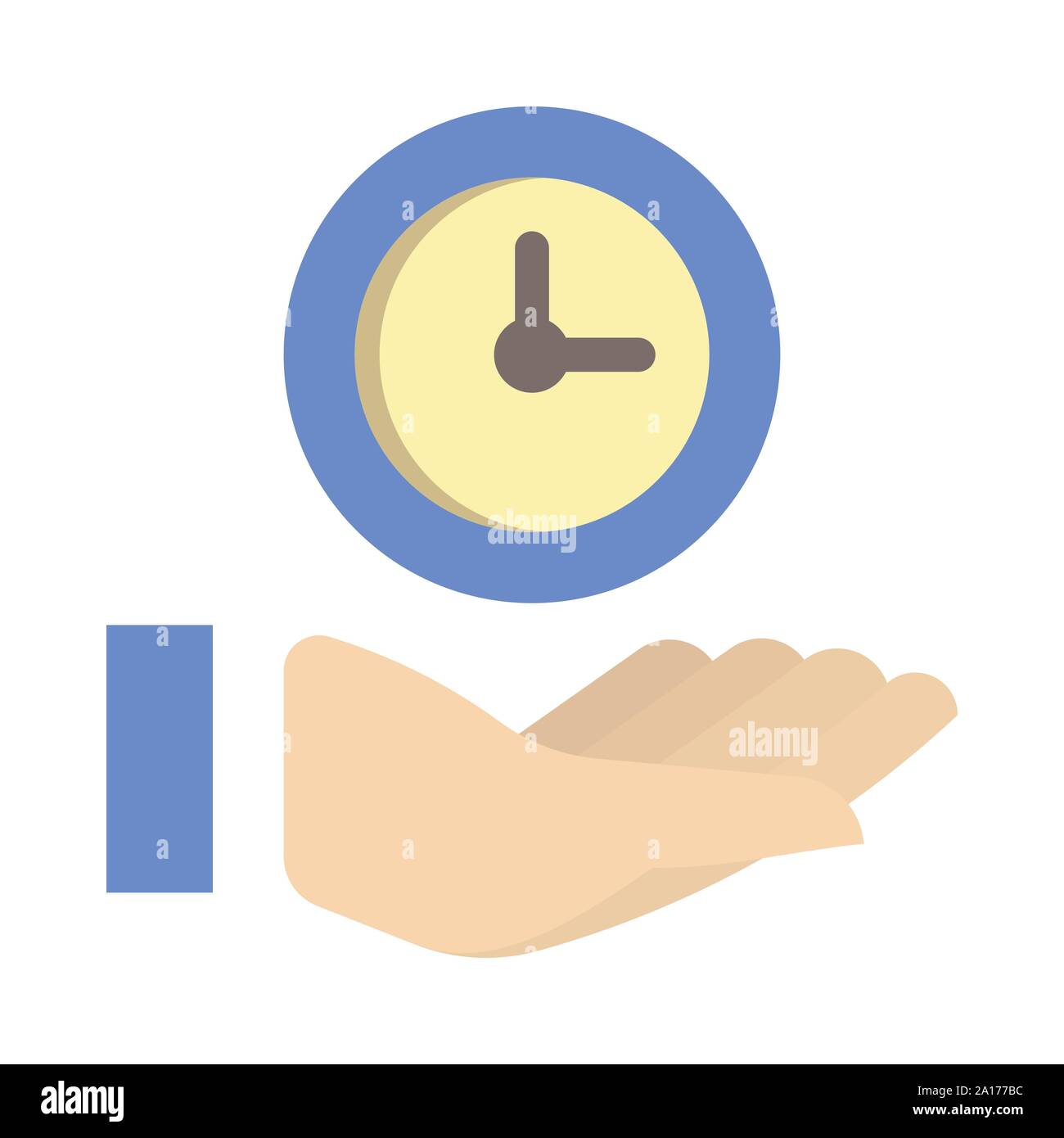 Clock linear icon time Stock Vector Images - Alamy