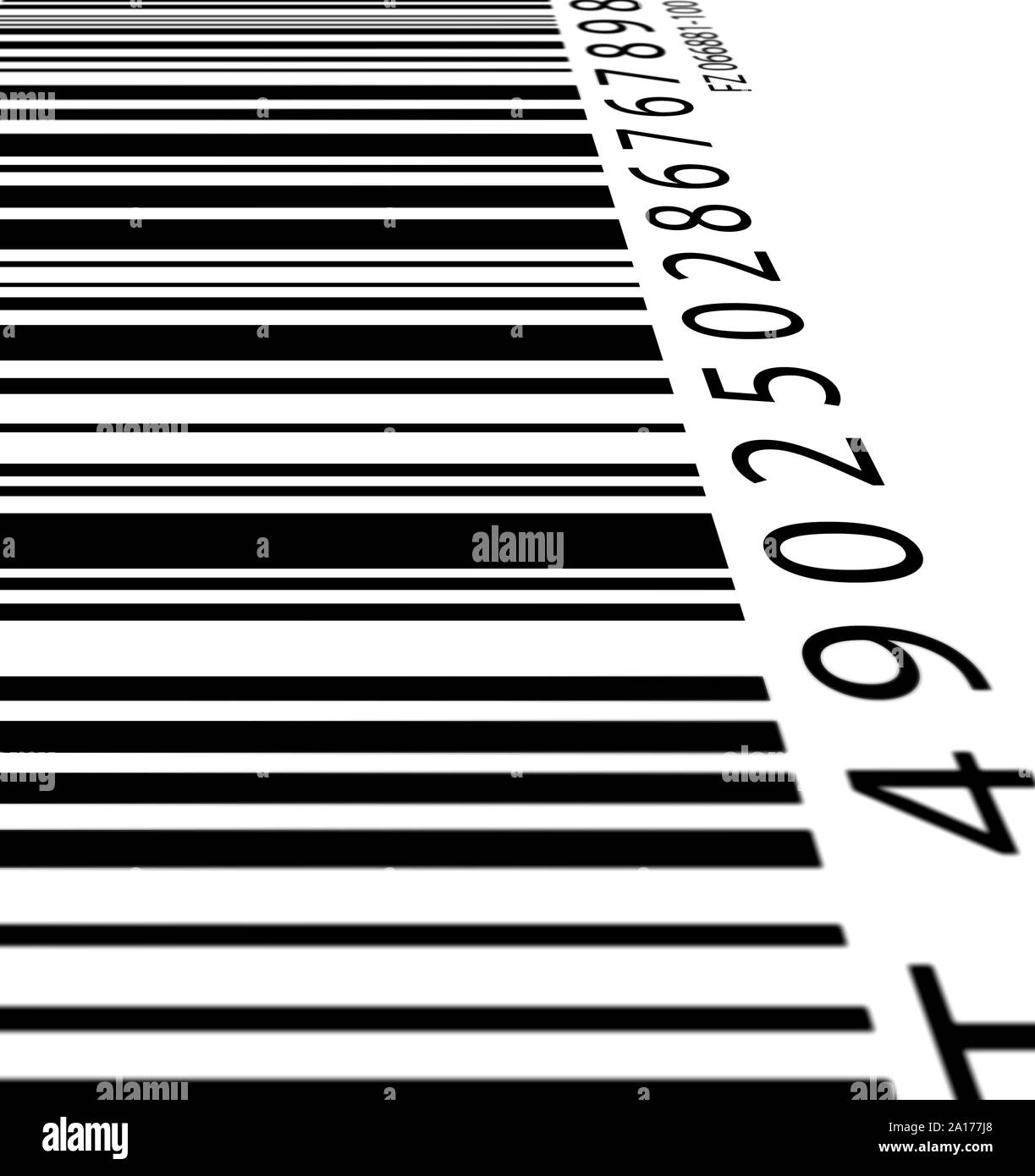 Scanning barcode close up Black and White Stock Photos & Images - Alamy