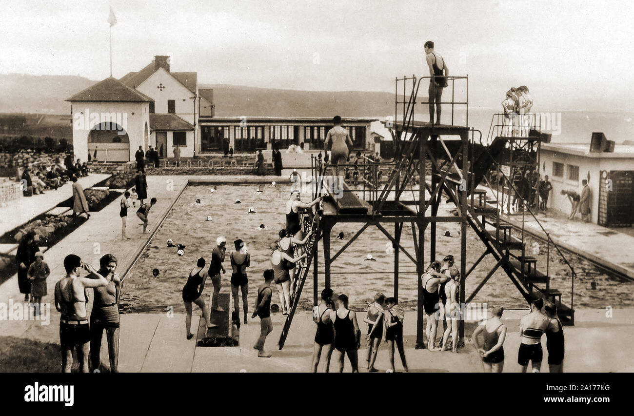 1930s Community Swimming Pool High Resolution Stock Photography and ...