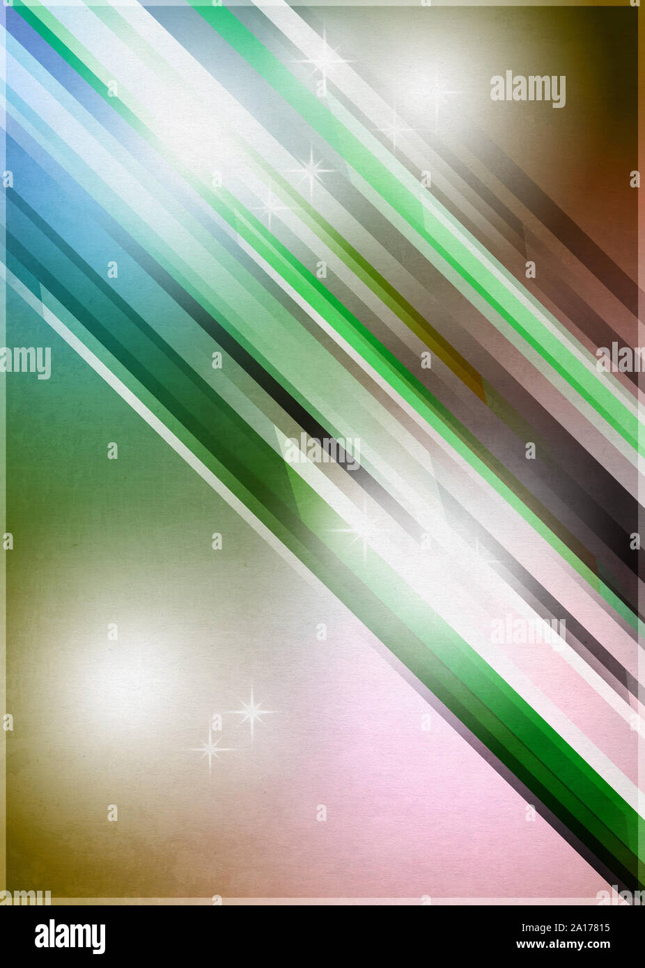 Grunge retro style poster design with colorful diagonal stripes ...