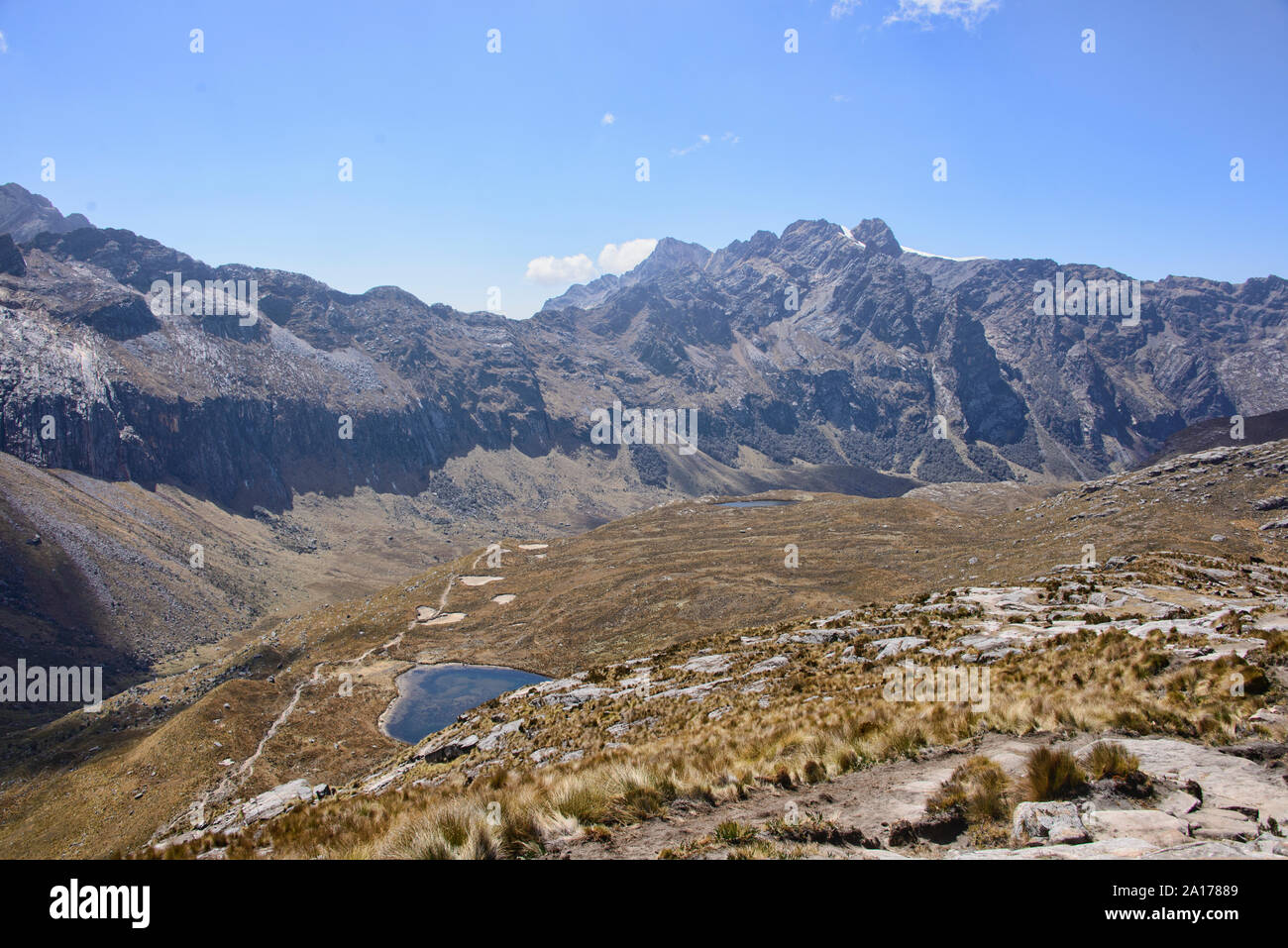 Sceneries along the Santa Cruz trek, Cordillera Blanca, Ancash, Peru ...