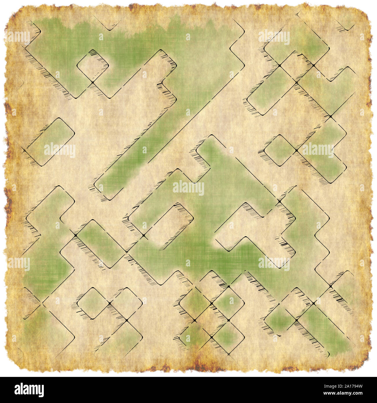 Vintage grunge paper with abstract map texture background Stock Photo ...