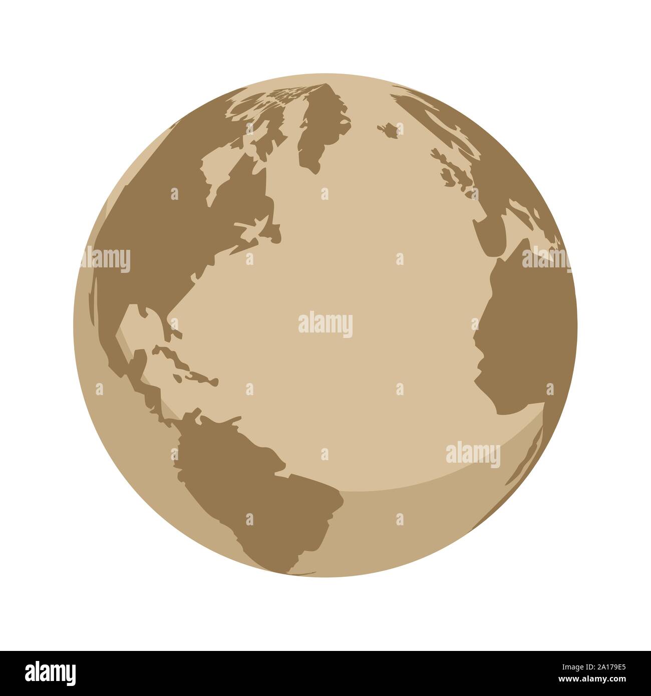 retro world map navigation icon Stock Vector Image & Art - Alamy