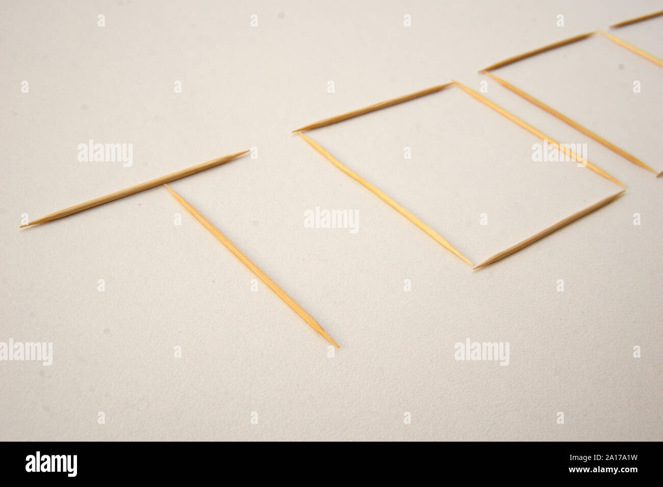 Toothpicks isolated on white background. Tooth picks spilling out of ...