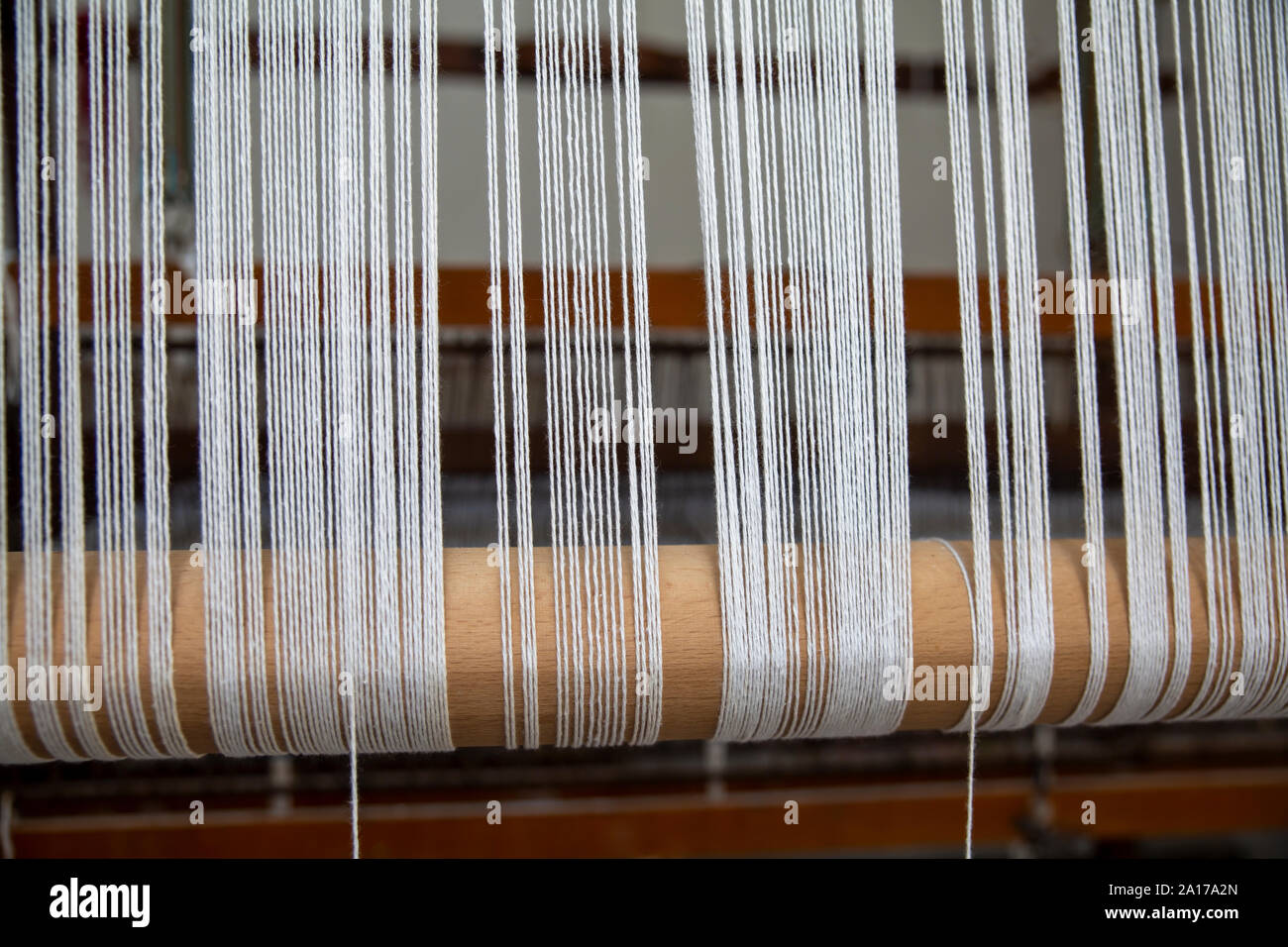 Rope for weaving, hand weaving machine Stock Photo - Alamy