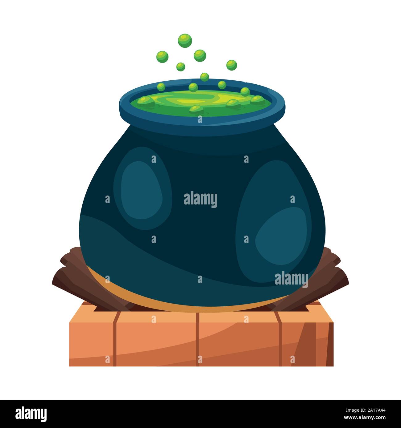 halloween witch cauldron pot icon Stock Vector Image & Art - Alamy