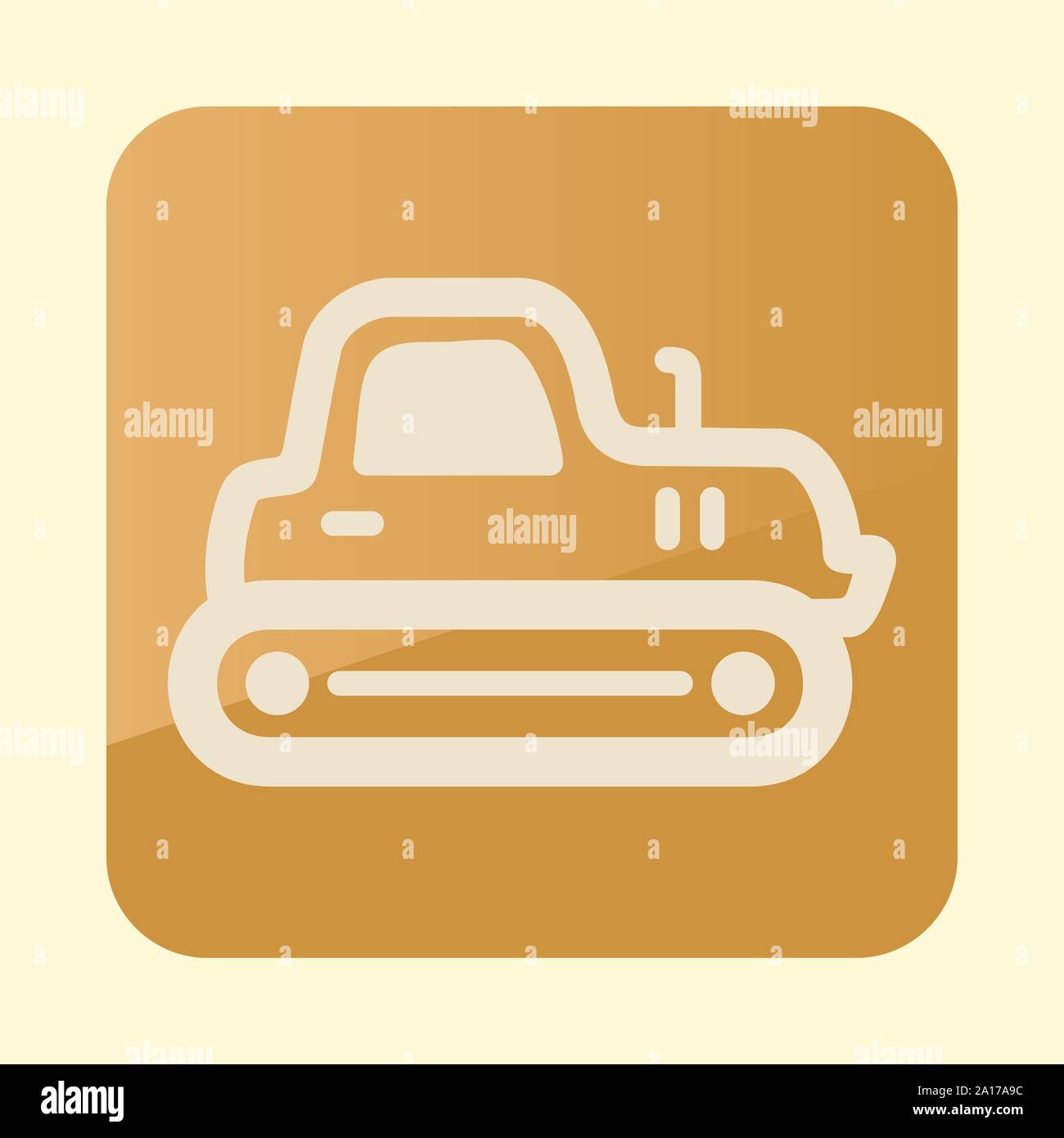 Tractor crawler icon. Agriculture sign. Graph symbol for your web site ...