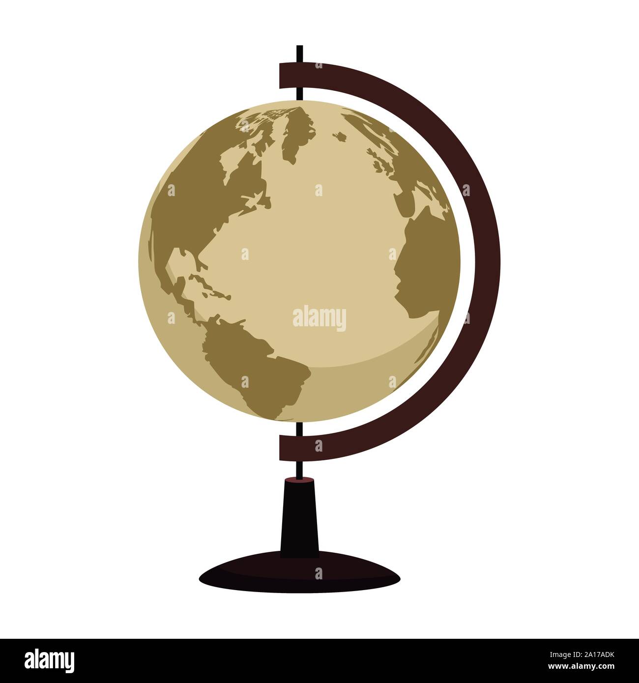 retro world map navigation icon Stock Vector Image & Art - Alamy