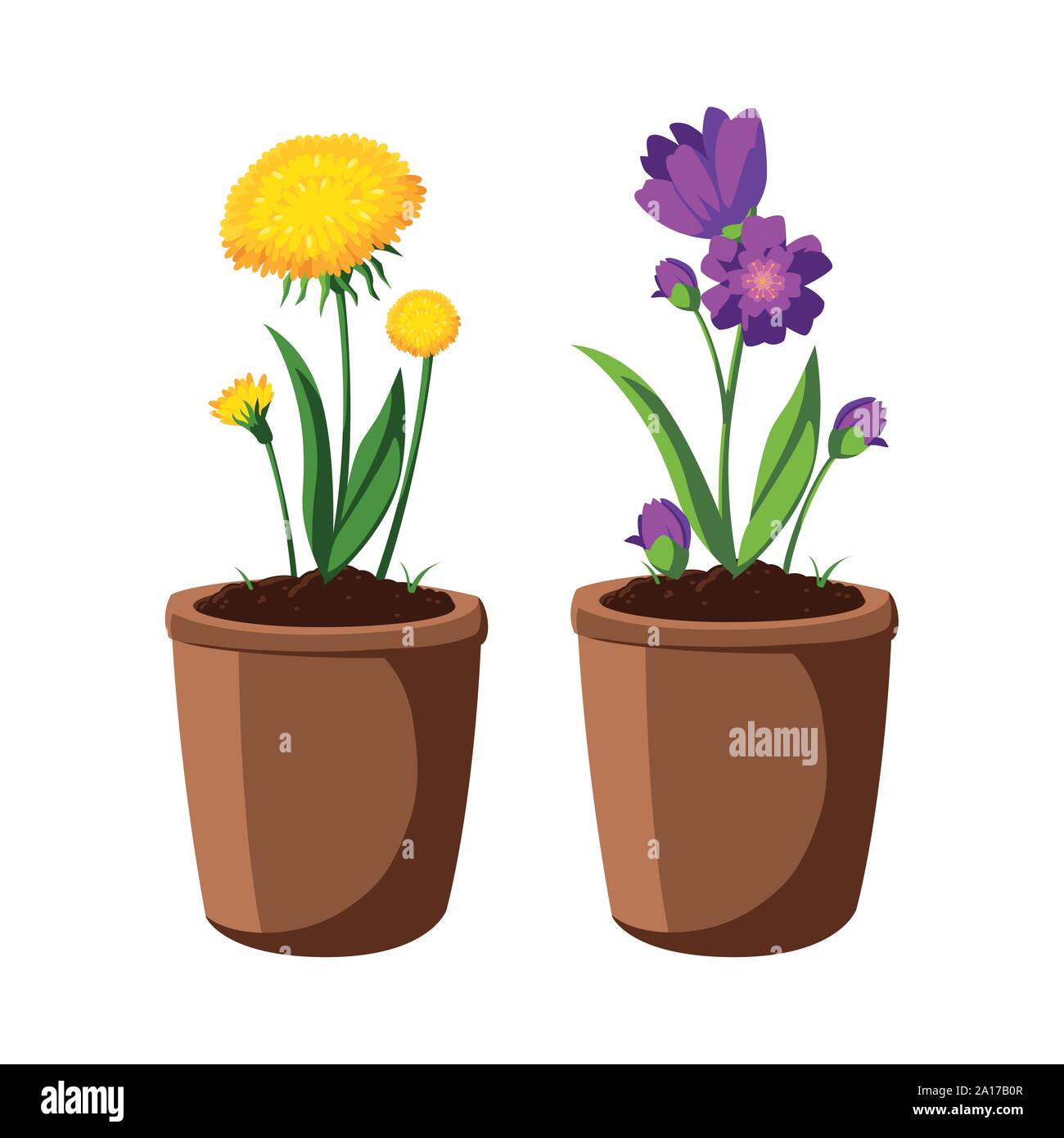 patch of houseplant in pot vector illustration design Stock Vector ...