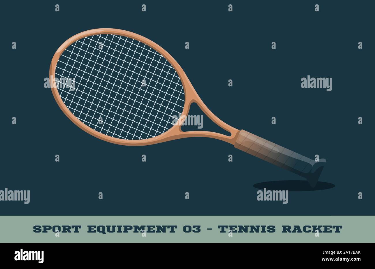 Vector tennis racquet icon. Game equipment. Professional sport, classic ...
