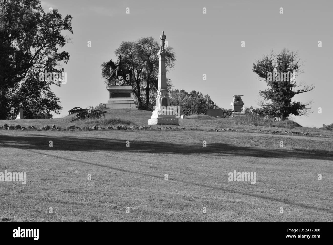 Cemetery hill gettysburg Black and White Stock Photos & Images - Alamy