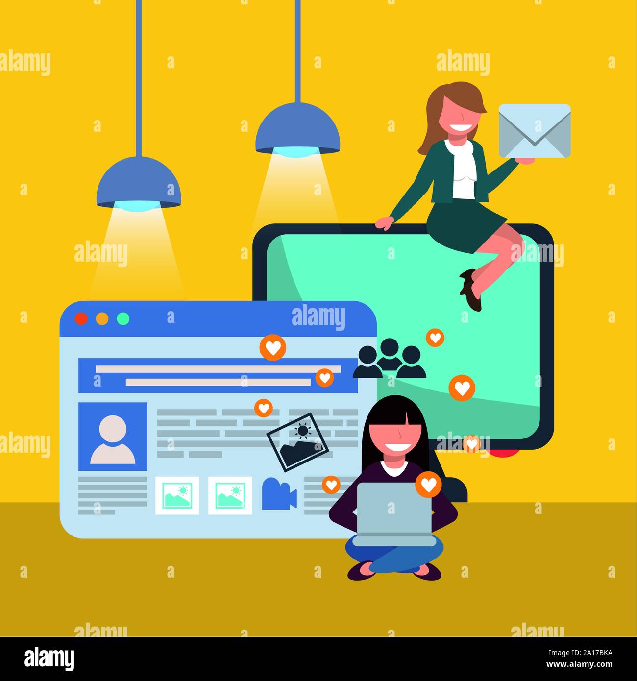 Database digital design, vector illustration eps 10 Stock Vector Image ...