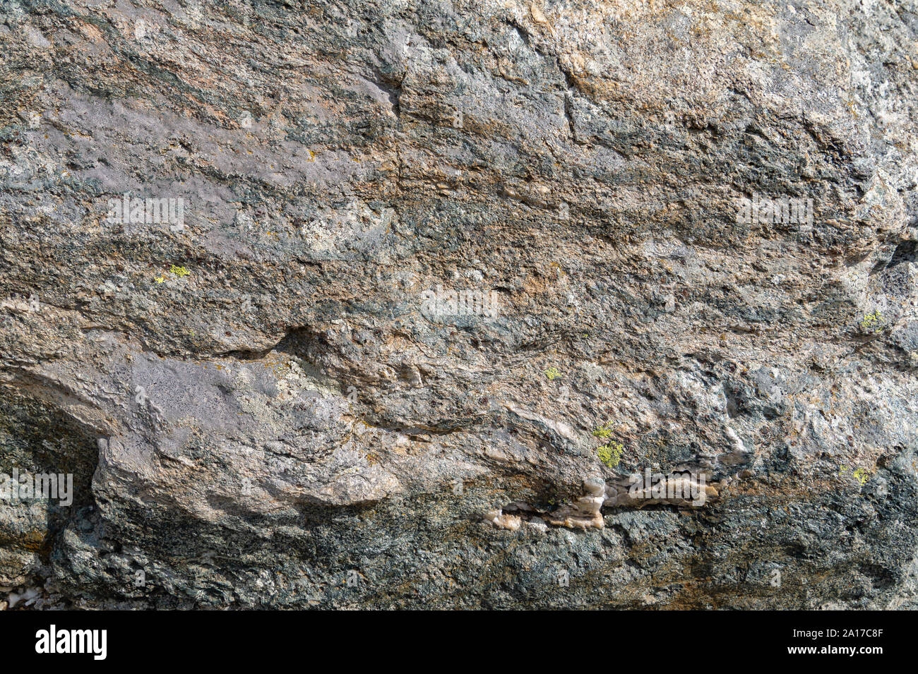 Natural stone texture. Garnet mica schist large solid Stock Photo - Alamy