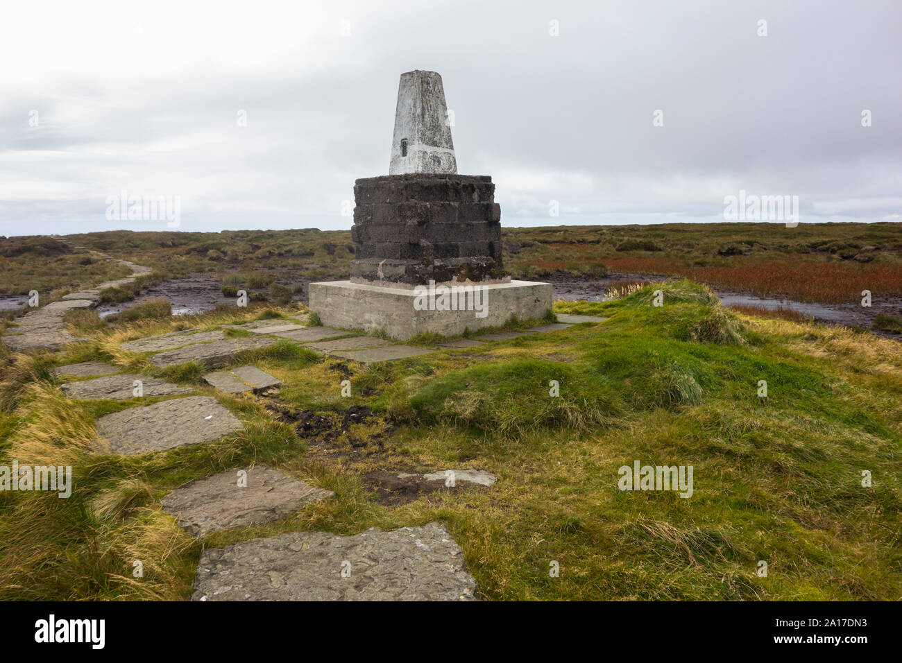 Trig point on mountain hi-res stock photography and images - Alamy