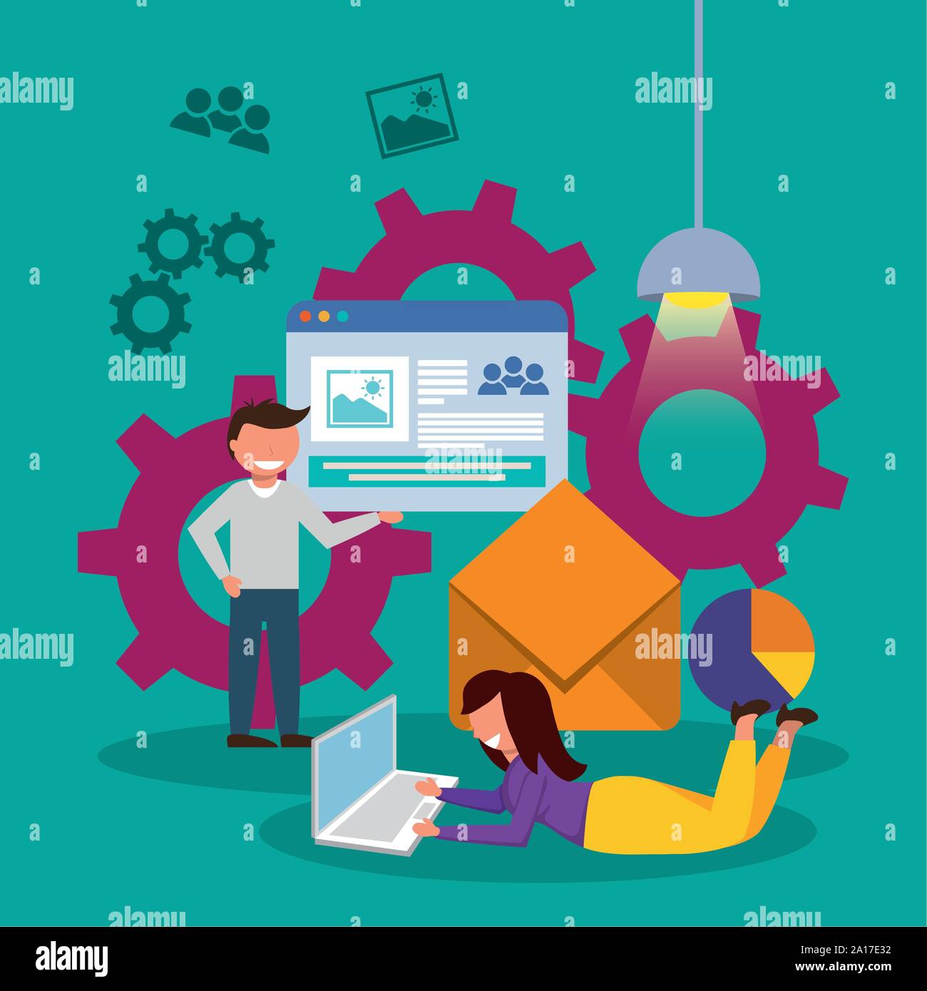 Database digital design, vector illustration eps 10 Stock Vector Image ...