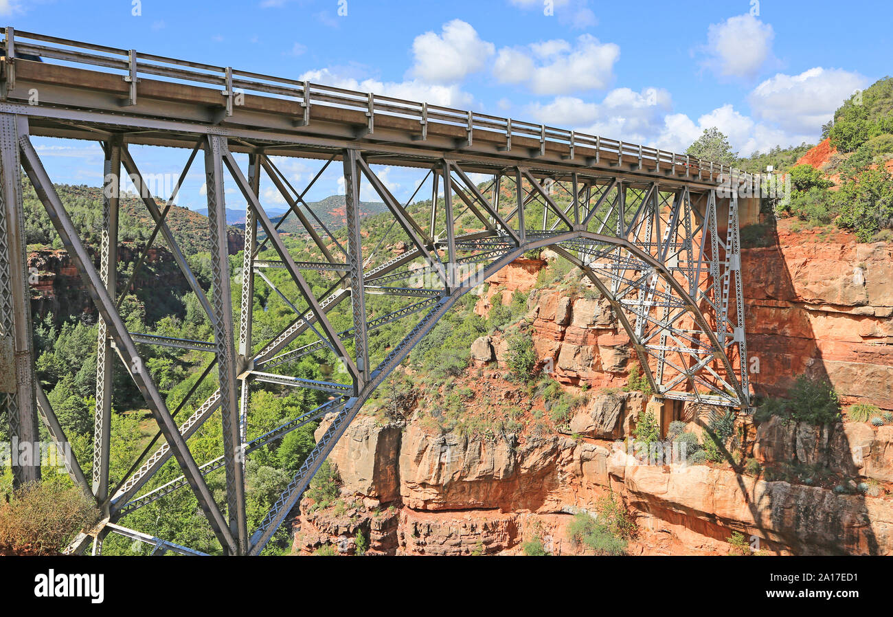 North side of Midgley Bridge - Sedona, Arizona Stock Photo - Alamy