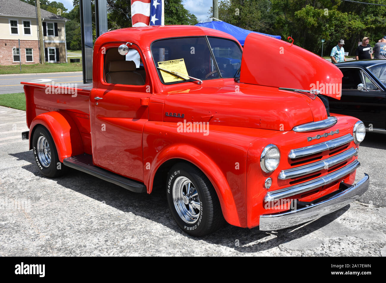 A 1948 Dodge Pickup Truck on display at a car show Stock Photo - Alamy