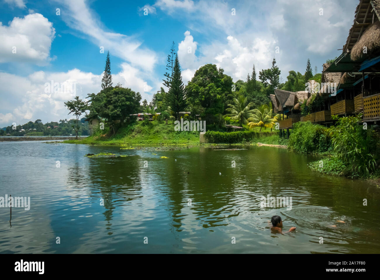 Wonderful landscapes at Lake Sebu on Mindanao in the Philippines Stock ...