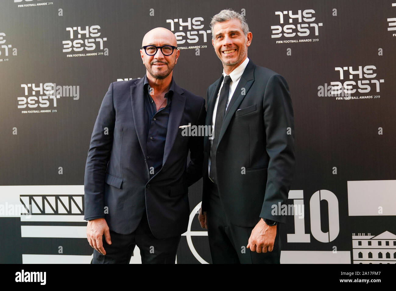 MILAN, ITALY - SEPTEMBER 23: Walter Zenga and Francesco Toldo - two ...