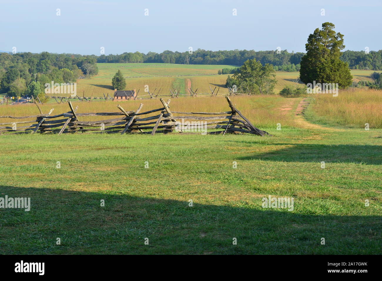Wooden fence First Battle of Bull Run, First Battle of Manassas the ...