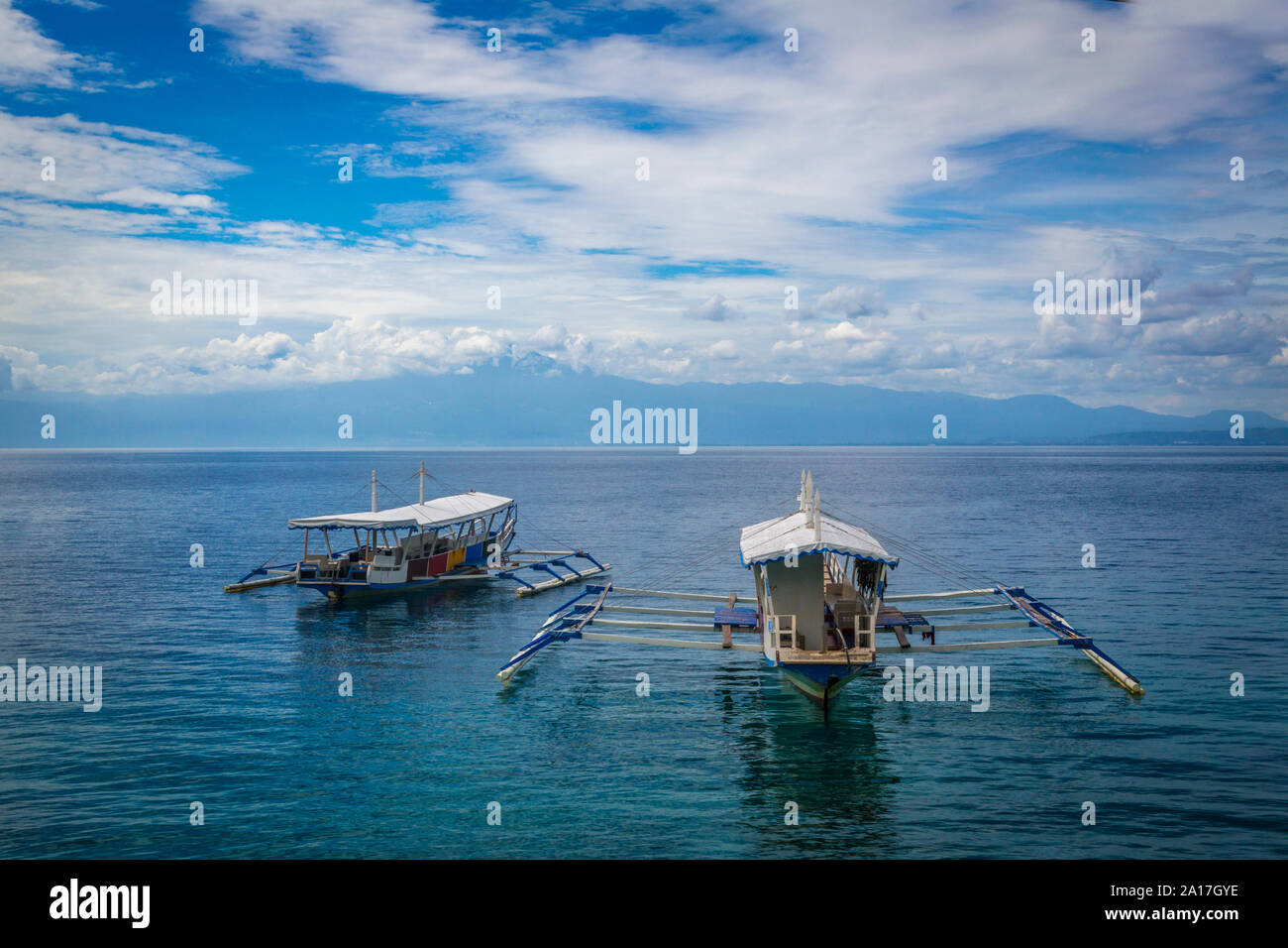 Typical boats at Mindanao in the Philippines Stock Photo - Alamy