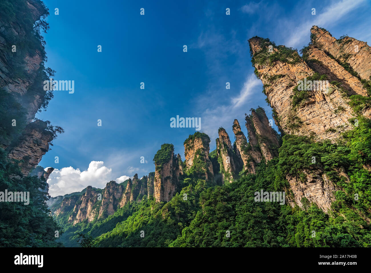 The Gathering of Heavenly Soldiers scenic rock formations, Avatar ...