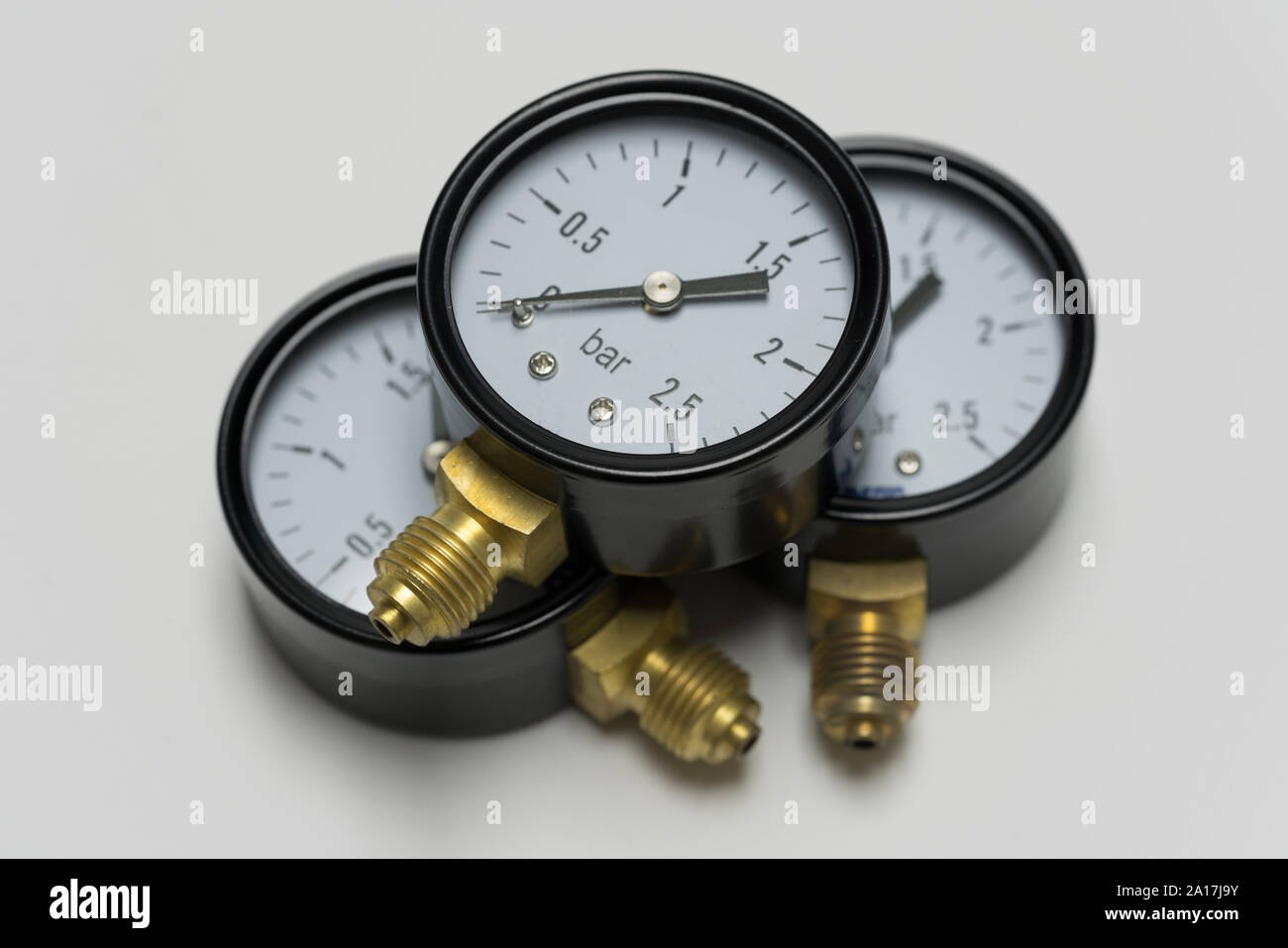 Manometry for measuring pressure. Closeup of manometer, measuring gas pressure Stock Photo - Alamy