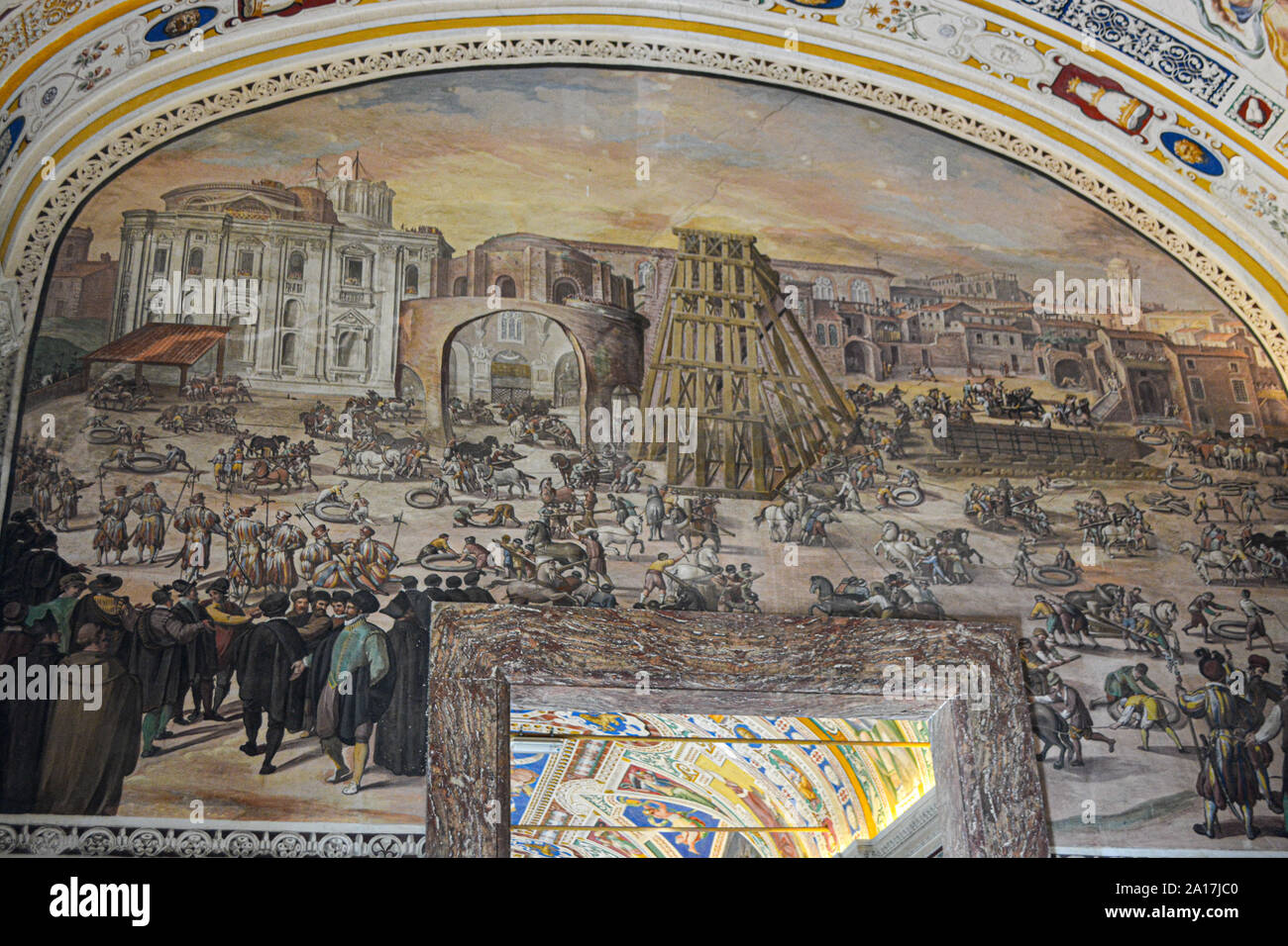 Vatican Mural Painting Wall Rome High Resolution Stock Photography and ...