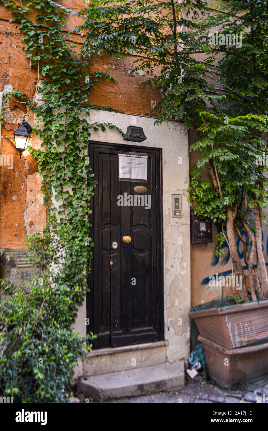 cozy street in Rome, Italy Stock Photo - Alamy