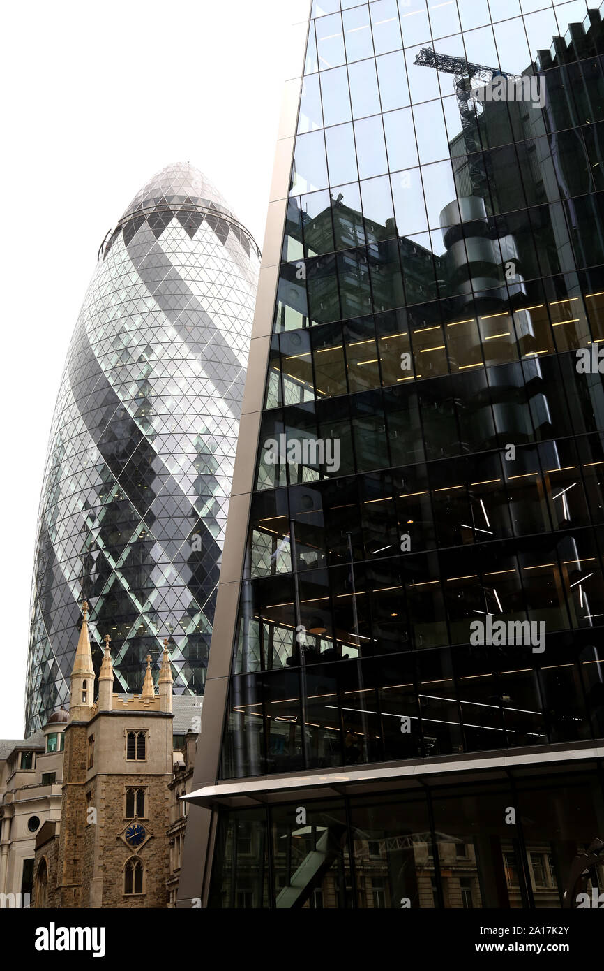 The Gherkin, City of London Stock Photo - Alamy