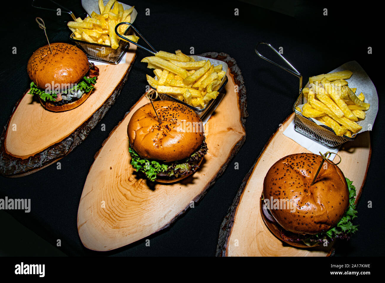 Triple cheeseburger hi-res stock photography and images - Alamy