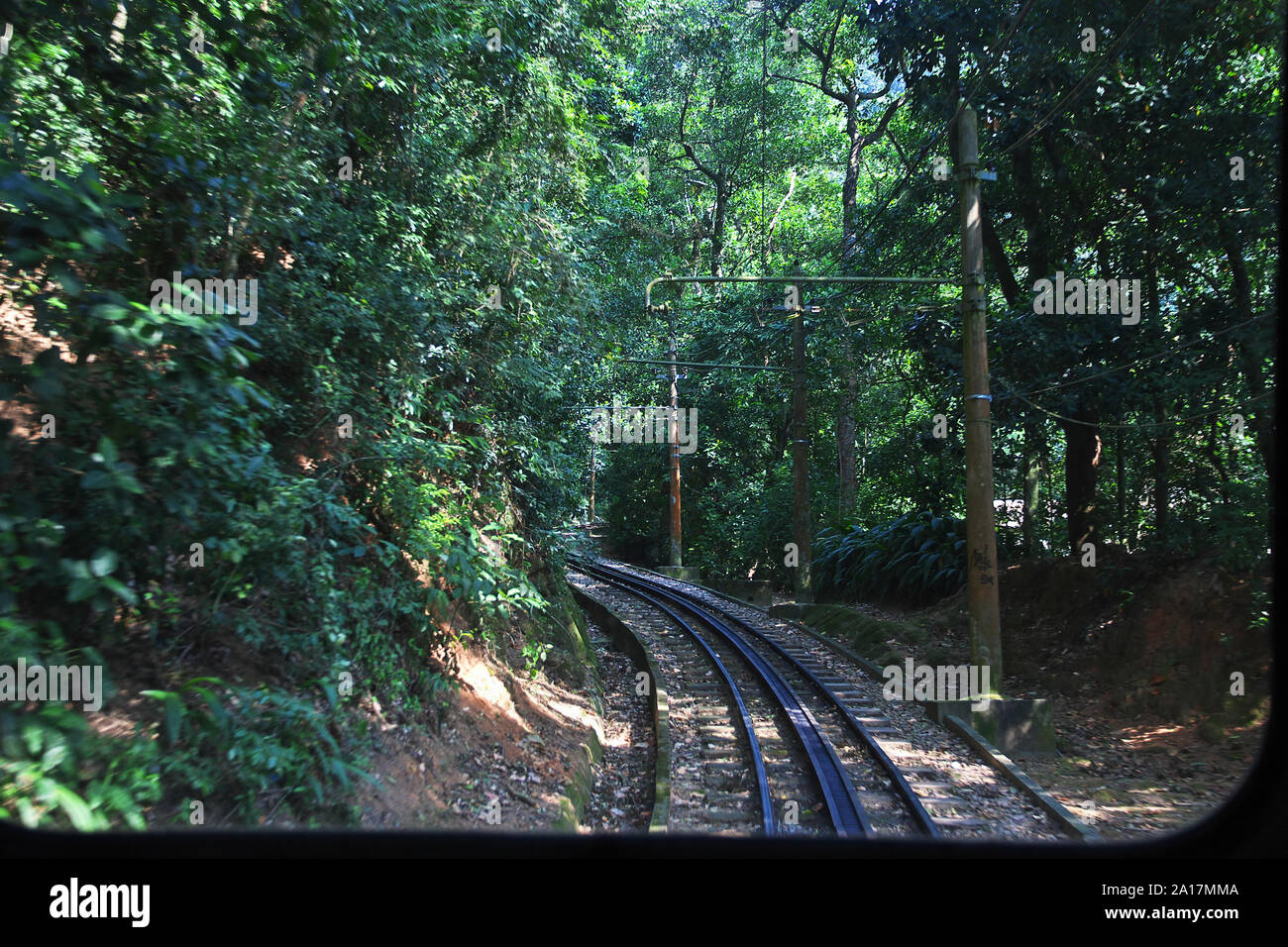 The train to Corcovado in Rio de Janeiro, Brazil Stock Photo - Alamy